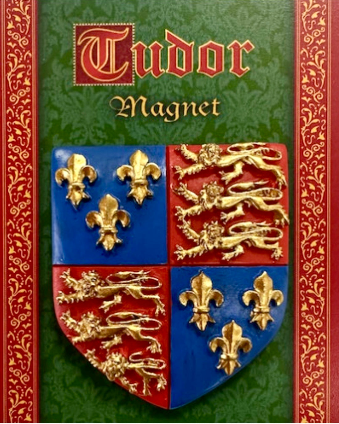Medieval Tudor Royal Coat of Arms Magnet – History In Your Hands
